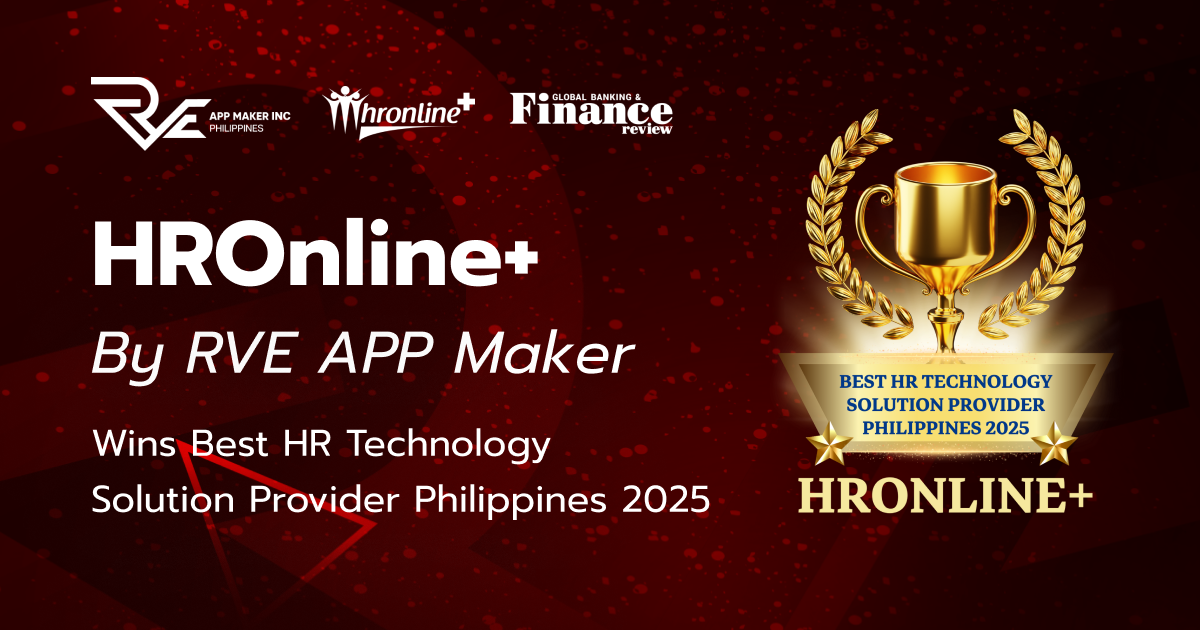 HROnline+ by RVE App Maker Wins Best HR Technology Solution Provider ...